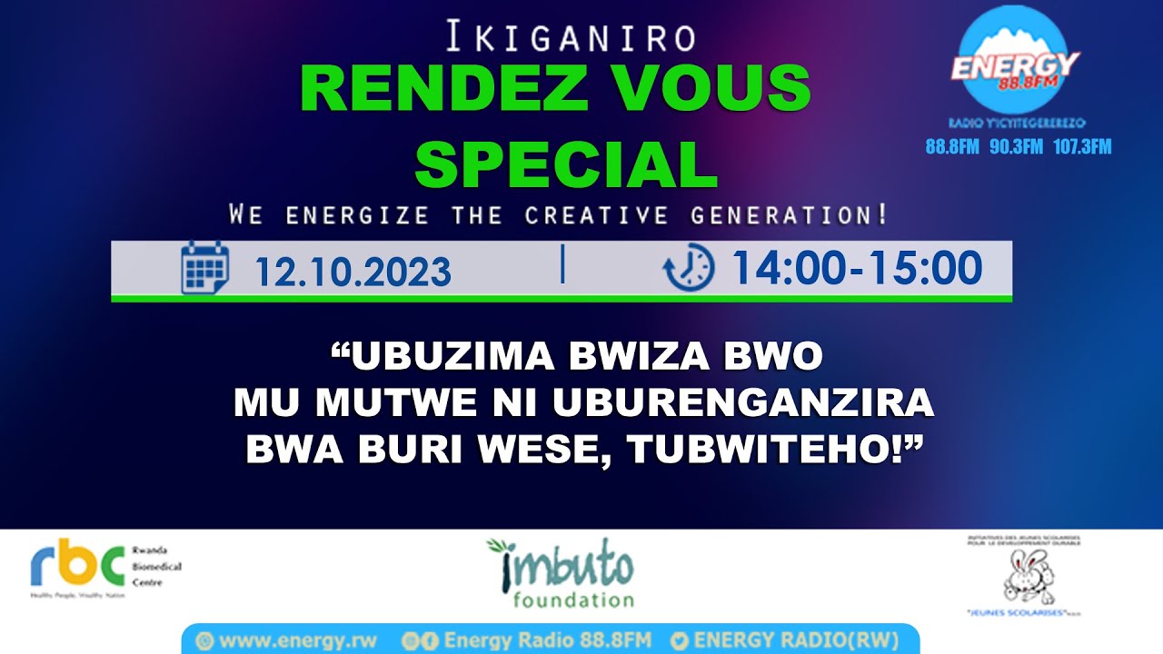 "UBUZIMA BWIZA BWO MU MUTWE NI UBURENGANZIRA BWA BURI WESE, TUBWITEHO ...