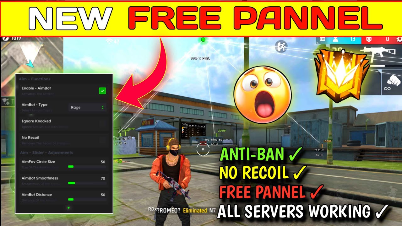 Ob50 Update 🎯 Free Fire Max Panel Injector Hack Rank Working Auto ...