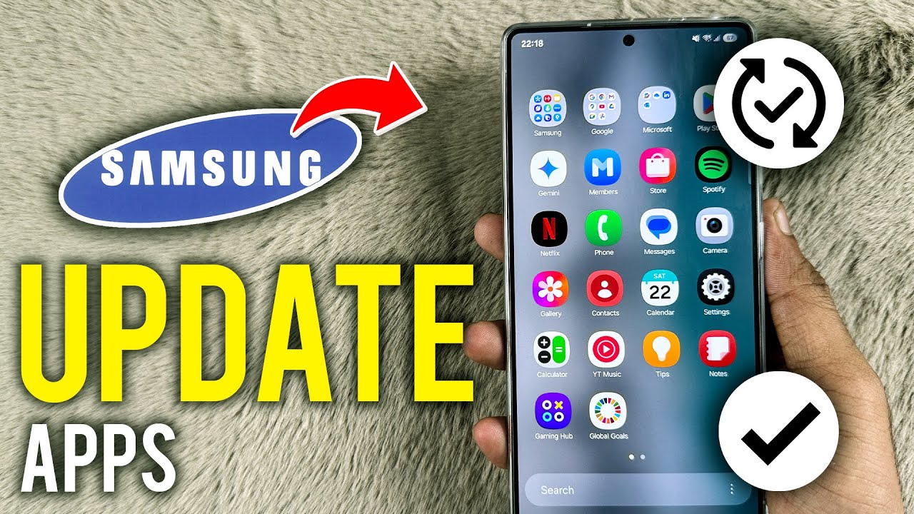 How to Update Apps Samsung S25 - YouTube