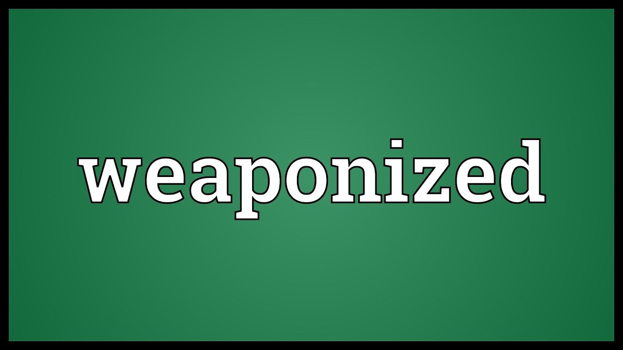 Weaponized Meaning - YouTube