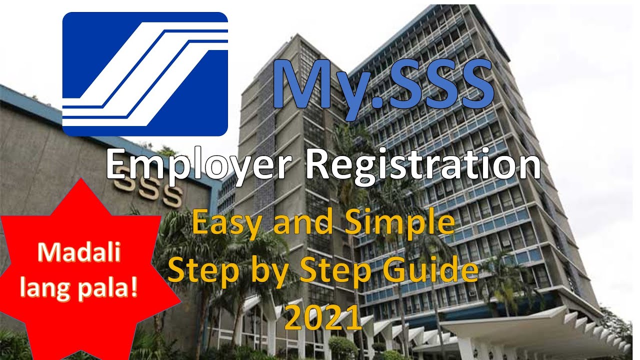 SSS Employer Online Registration, simple at madali (2021) - YouTube