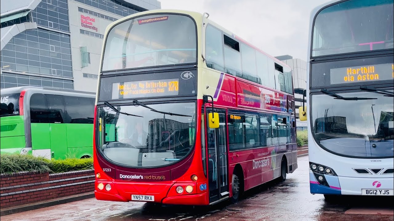 First Bus Doncaster 37233 On X78 From Sheffield To Doncaster Via ...