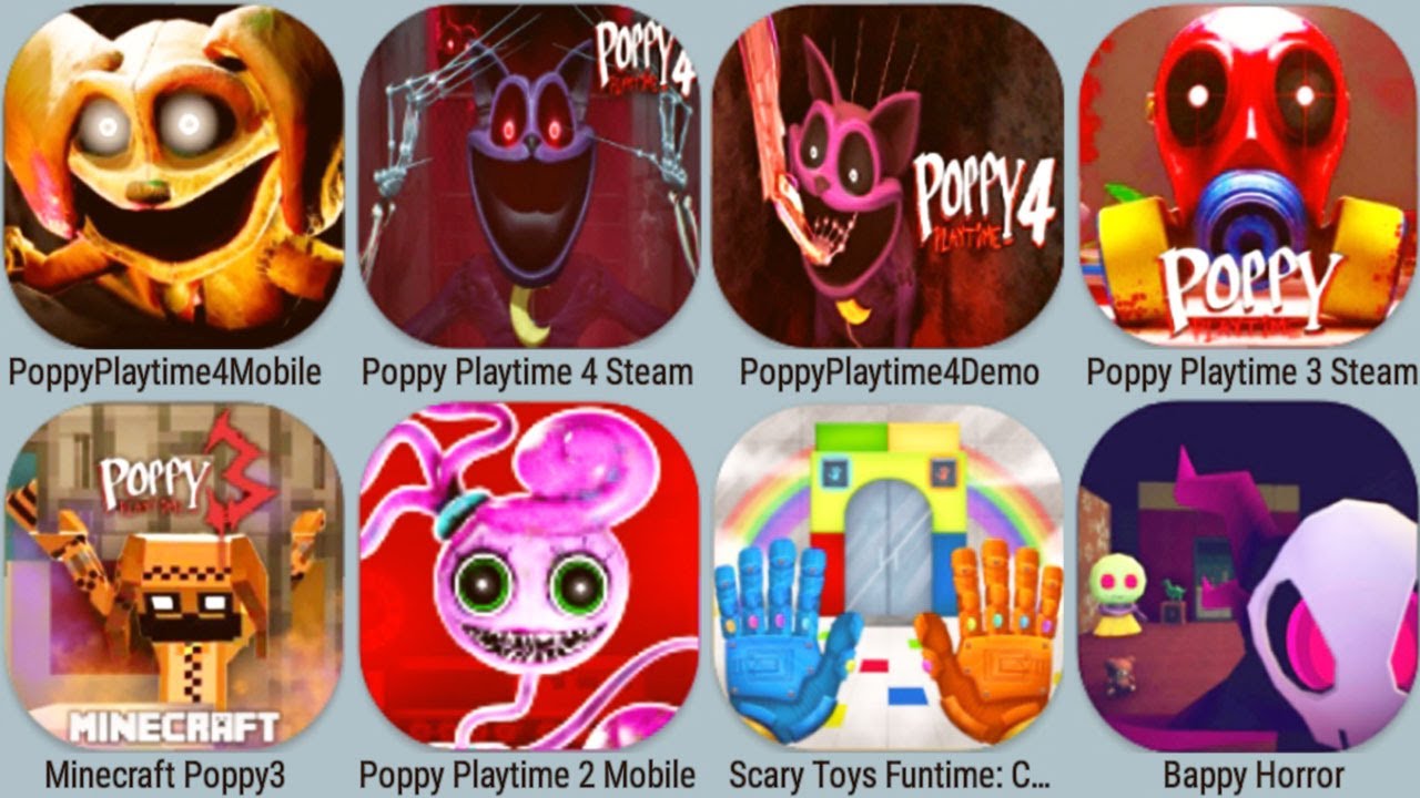 Poppy Playtime Chapter 4 Mobile, Poppy 4 Steam, Poppy 4 Demo,Poppy ...
