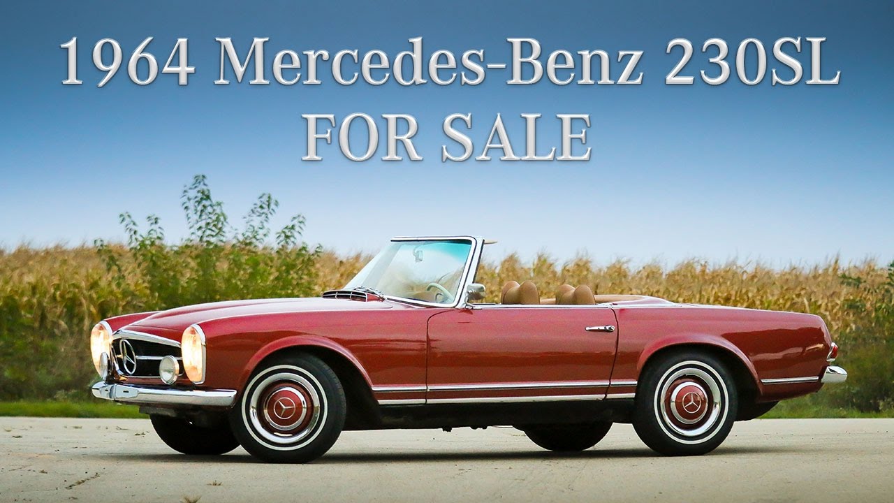 1964 Mercedes Benz 230SL - FOR SALE (SOLD) by Custom Classics - YouTube