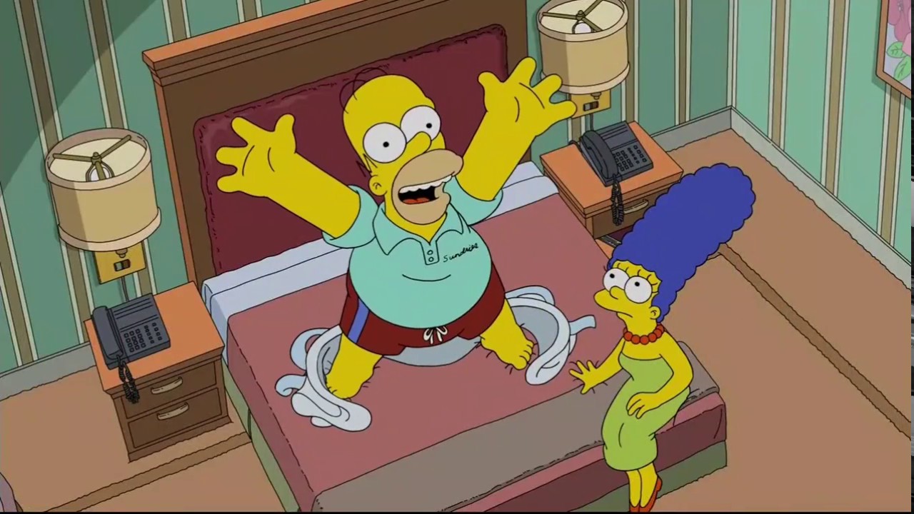 The Simpsons - Airport Hotel Song (2018) - YouTube