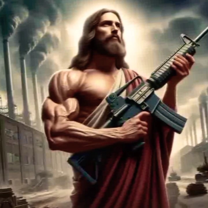 Jesus AK 147 on his hand | Jesus Vs shatan fight with Devil - YouTube
