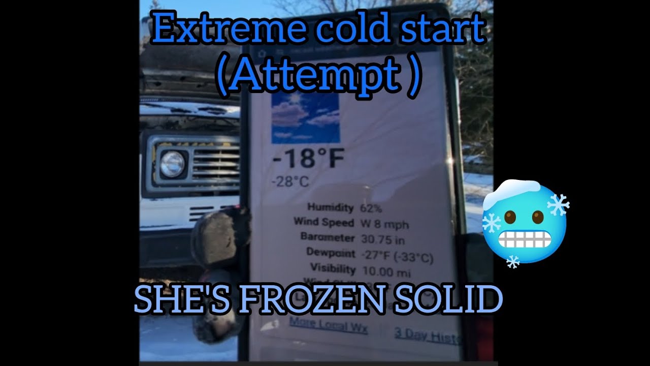 Extreme C60 cold start attempt. RIP starter. - YouTube