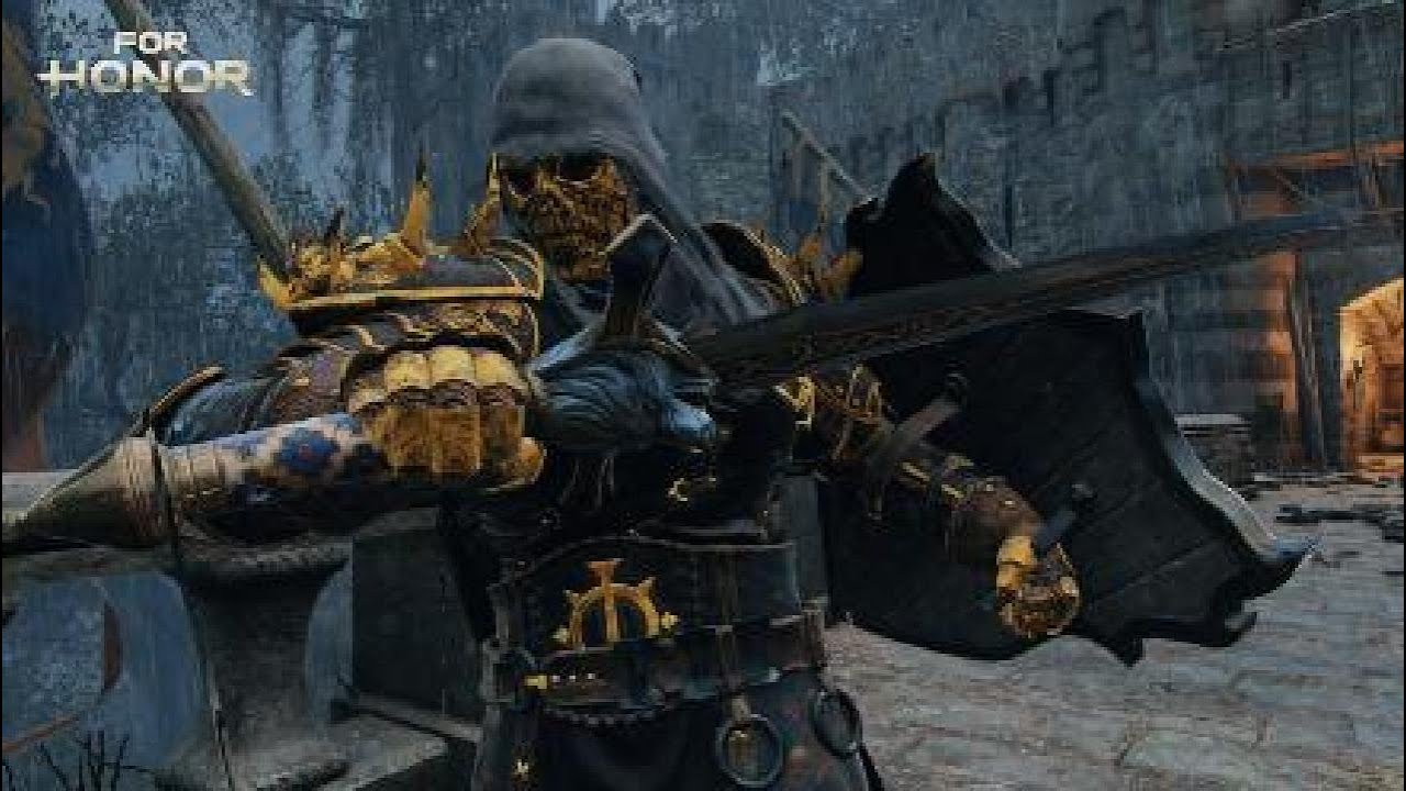 "Dark Lord" Black Prior tutorial and action | For Honor - YouTube