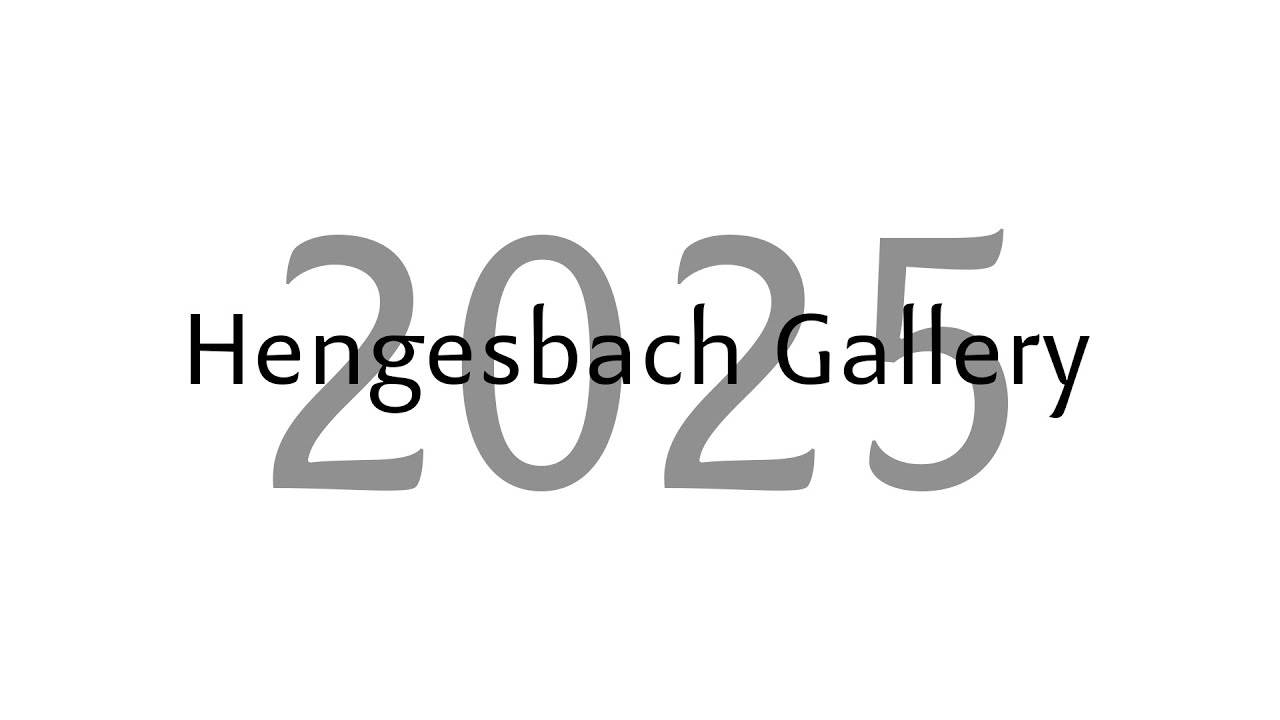 Rückblick 2025 - Hengesbach Gallery - YouTube