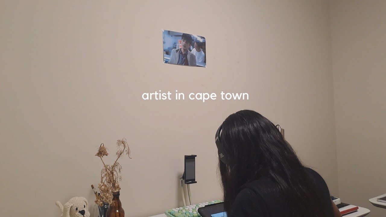 artist in cape town 🍐 errands, writing a novel, & drawing - YouTube