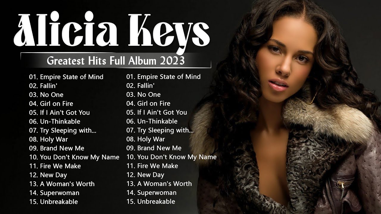 Alicia Keys Greatest Hits Full Album – Alicia Keys Top 20 Songs Mary J ...