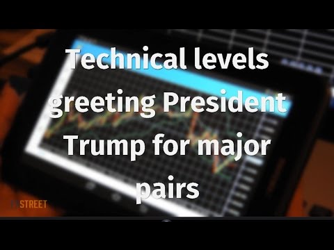Technical levels greeting President Trump for major pairs