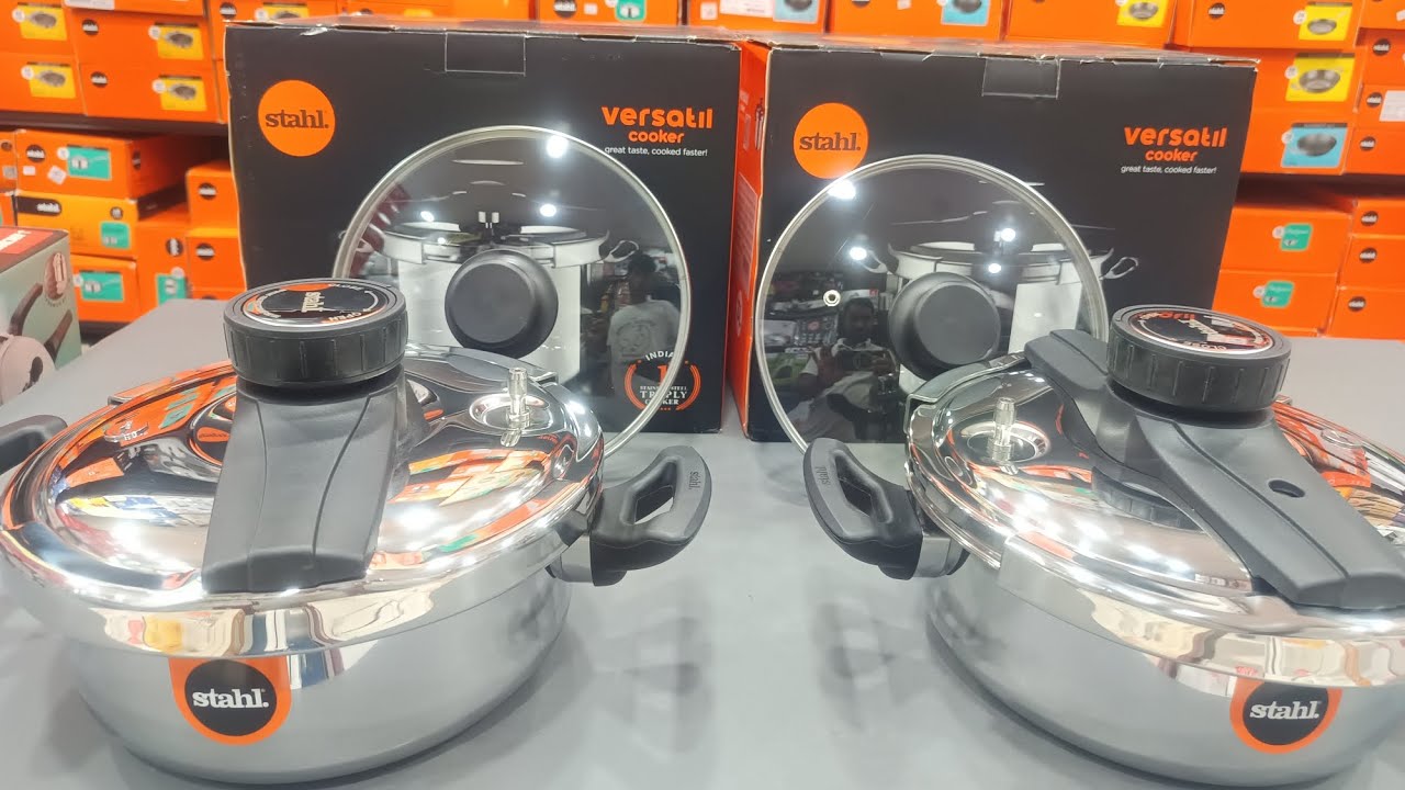 Stahl Versatil Cooker |stainless steel tri-ply cooker| - YouTube