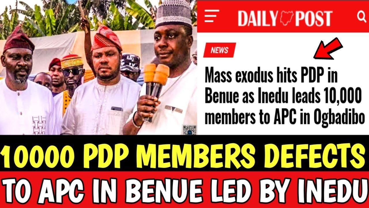 BREAKING NEWS! 🔥10000 DEFECTION: PDP FINALLY COLLAPSES AS MANY DEFECT ...