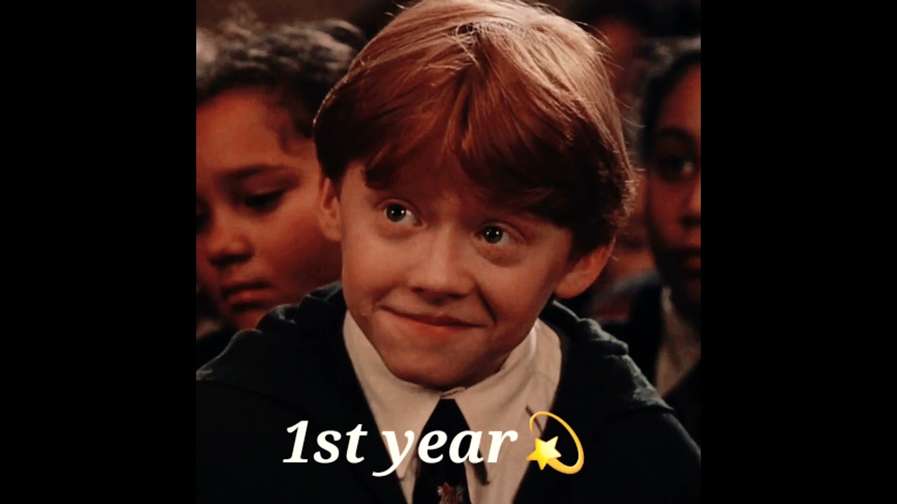 Ron Weasley Transformation From 1st To 7th Year 💫 #shorts #harrypotter ...