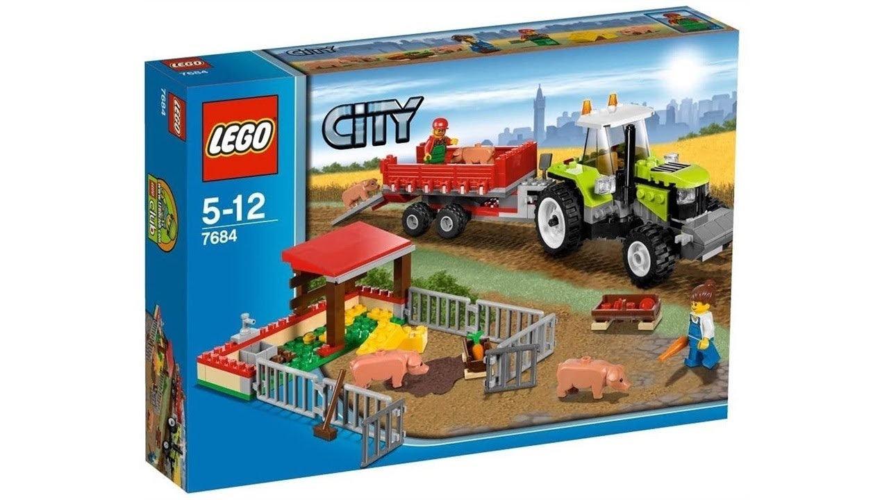 LEGO City Set #7684 Pig Farm & Tractor - YouTube