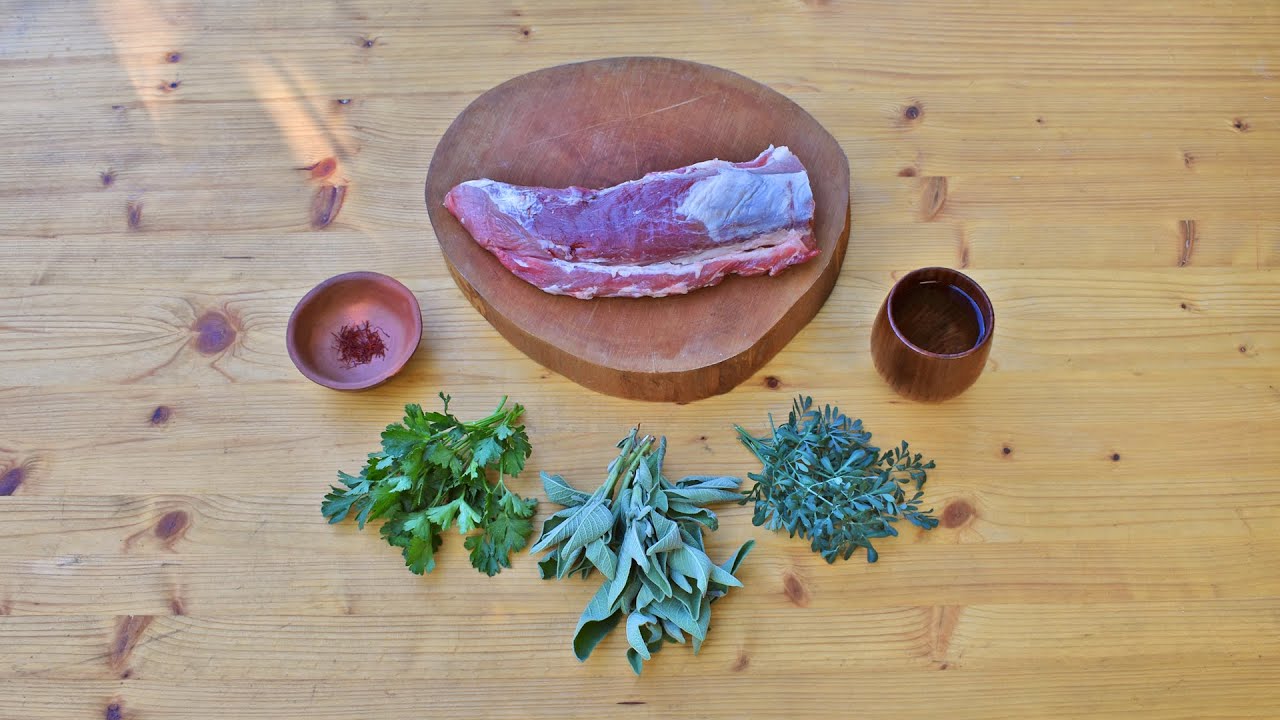 Medieval Pork Roast with Green Sauce - YouTube