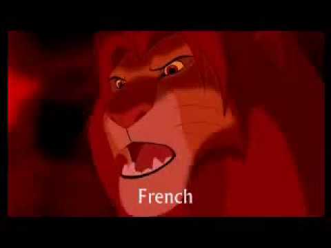 The Lion King - Run Away, Scar (One Line, 23 languages) - YouTube