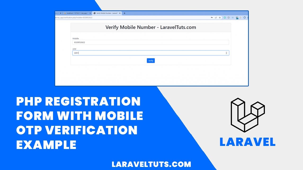 PHP Registration Form With Mobile OTP Verification Example YouTube PHP Registration Form With Mobile OTP Verification Example YouTube