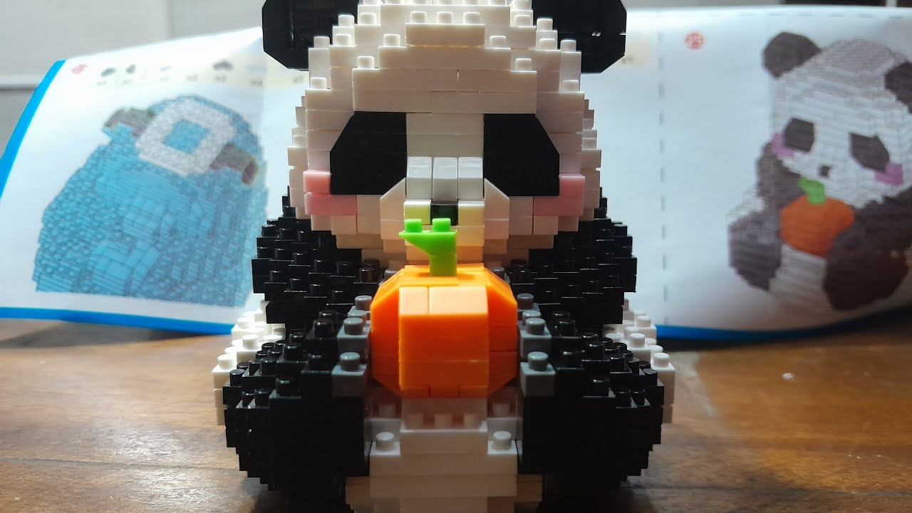 BRICKS MAKE A WISE LIFE- PANDA #4 (W1105) 488pcs - YouTube