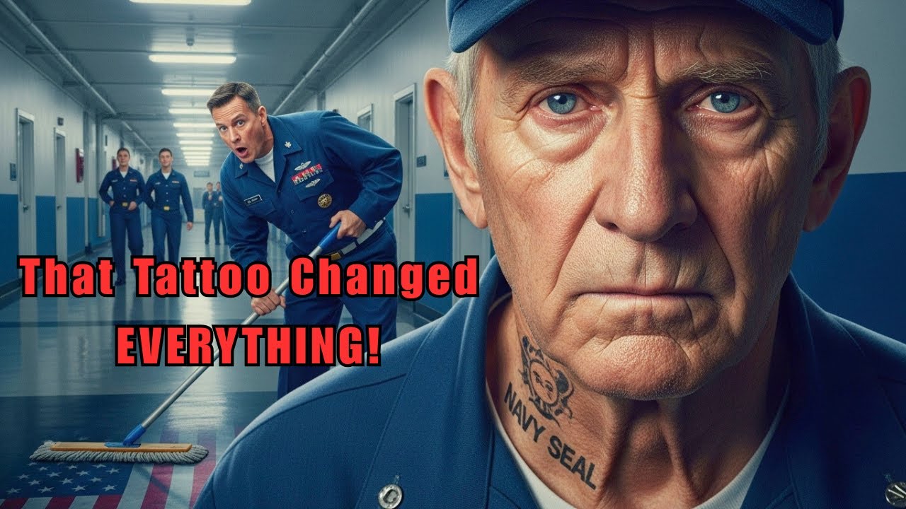 They Mocked the Old Janitor — Until His Neck Tattoo Told the SEAL ...