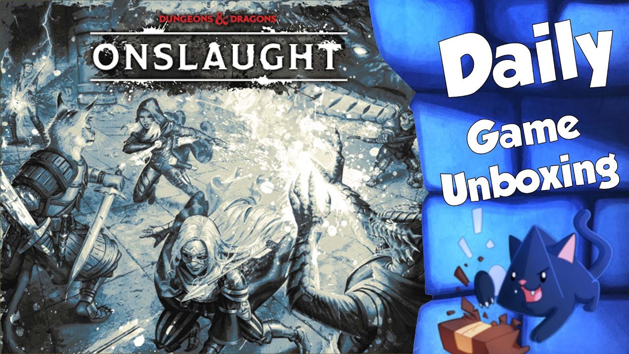 Dungeons & Dragons Onslaught - Daily Game Unboxing - YouTube