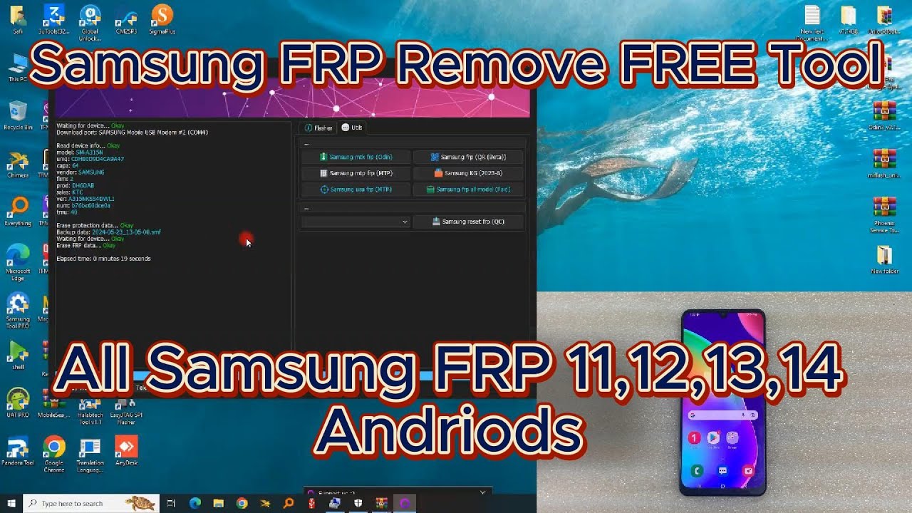 Finally!! FREE Samsung FRP Bypass Come with New Tool SamFlash 4.1V MTK ...