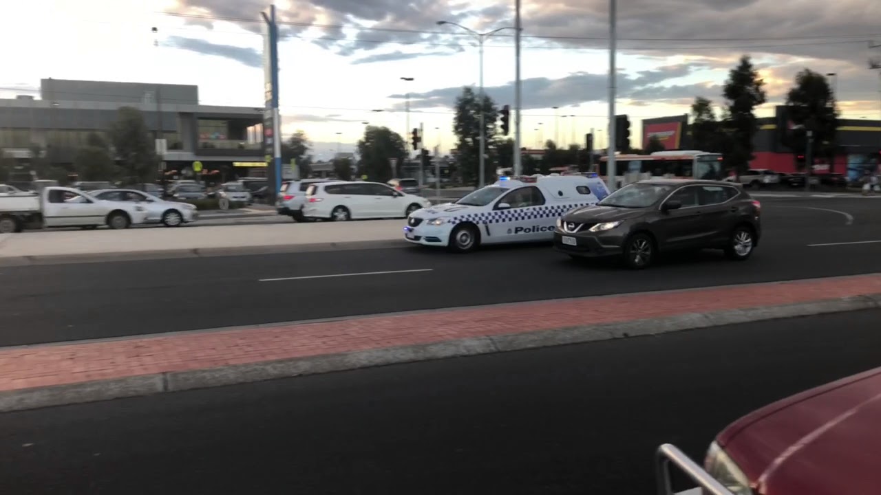 Victorian Police - VICPOL Divvy Van Responding Priority 1 - YouTube