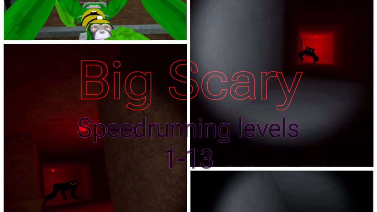 Speedrunning Big Scary levels 1-13 with my brother! #gaming #funny ...