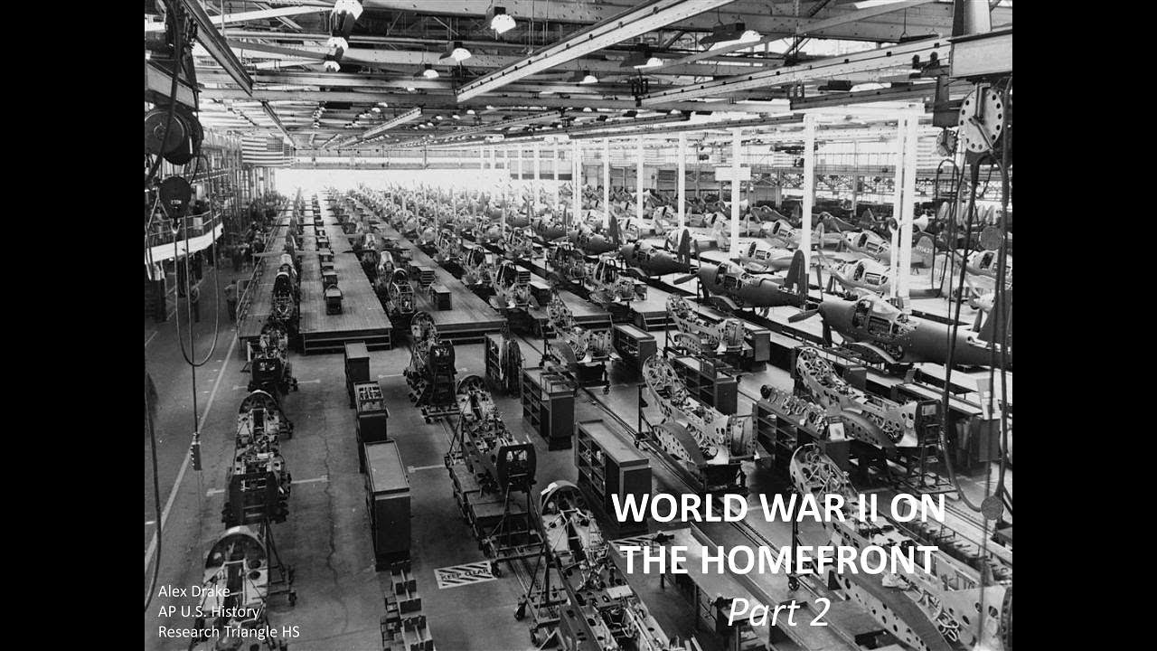 World War II on the Homefront (Part 2) (APUSH) - YouTube