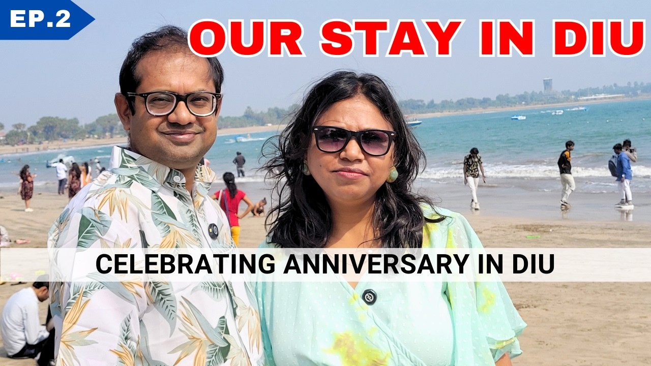 Celebrating Anniversary in Diu | Tour of Ghogla beach | Roving Family ...