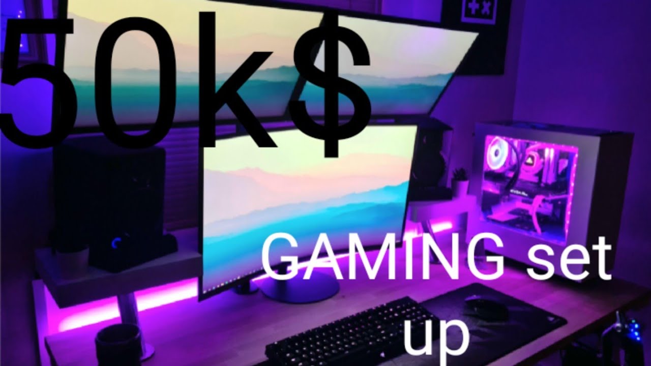 Gaming set up worth 50k$ - YouTube