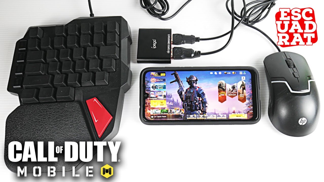 Main Call Of Duty Mobile di android pakai mouse dan keyboard, ipega ...