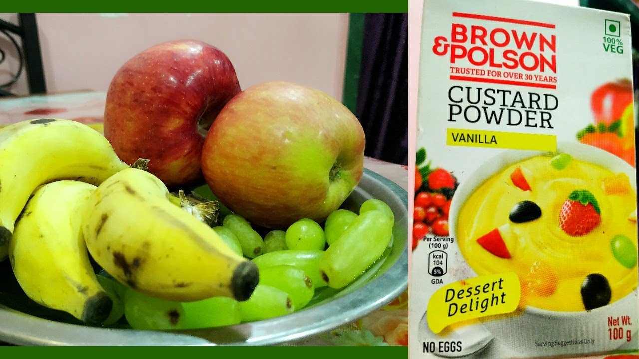 FRUIT CUSTARD || HOME-MADE || TULU RECIPE || MANGLOREAN - YouTube