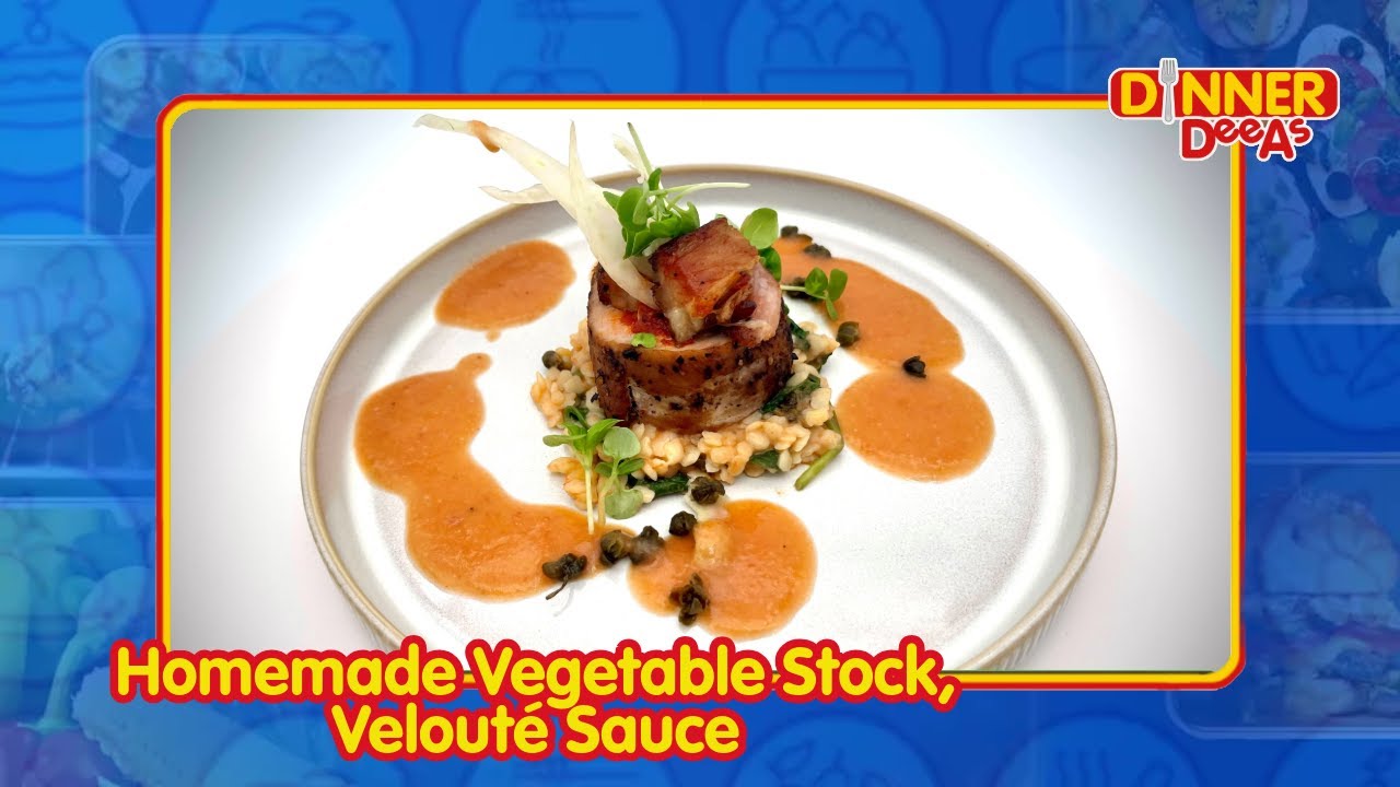 Homemade Vegetable Stock, Velouté Sauce | Dinner DeeAs - YouTube