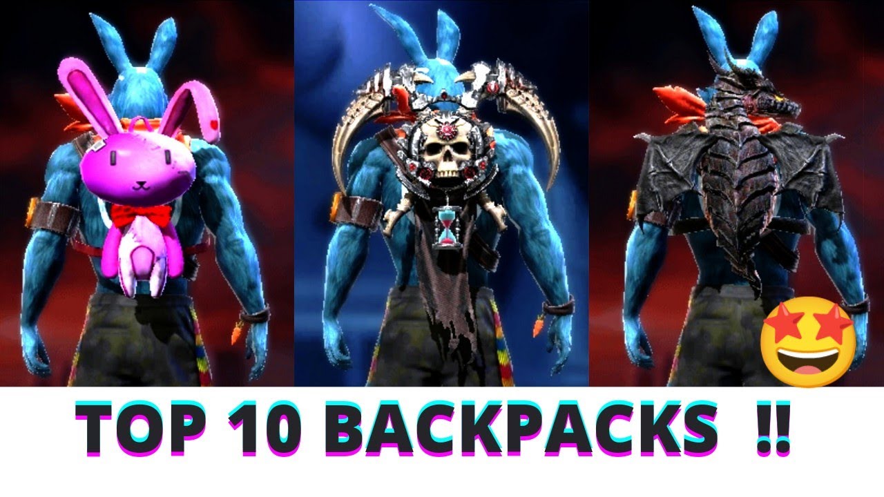 TOP 10 BACKPACKS IN FREE FIRE STORE 🎒🤩 - YouTube