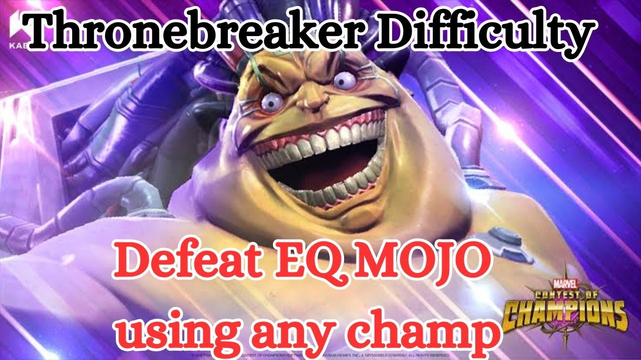 How to beat annoying Mojo with any champ. Event Quest Mcoc - YouTube