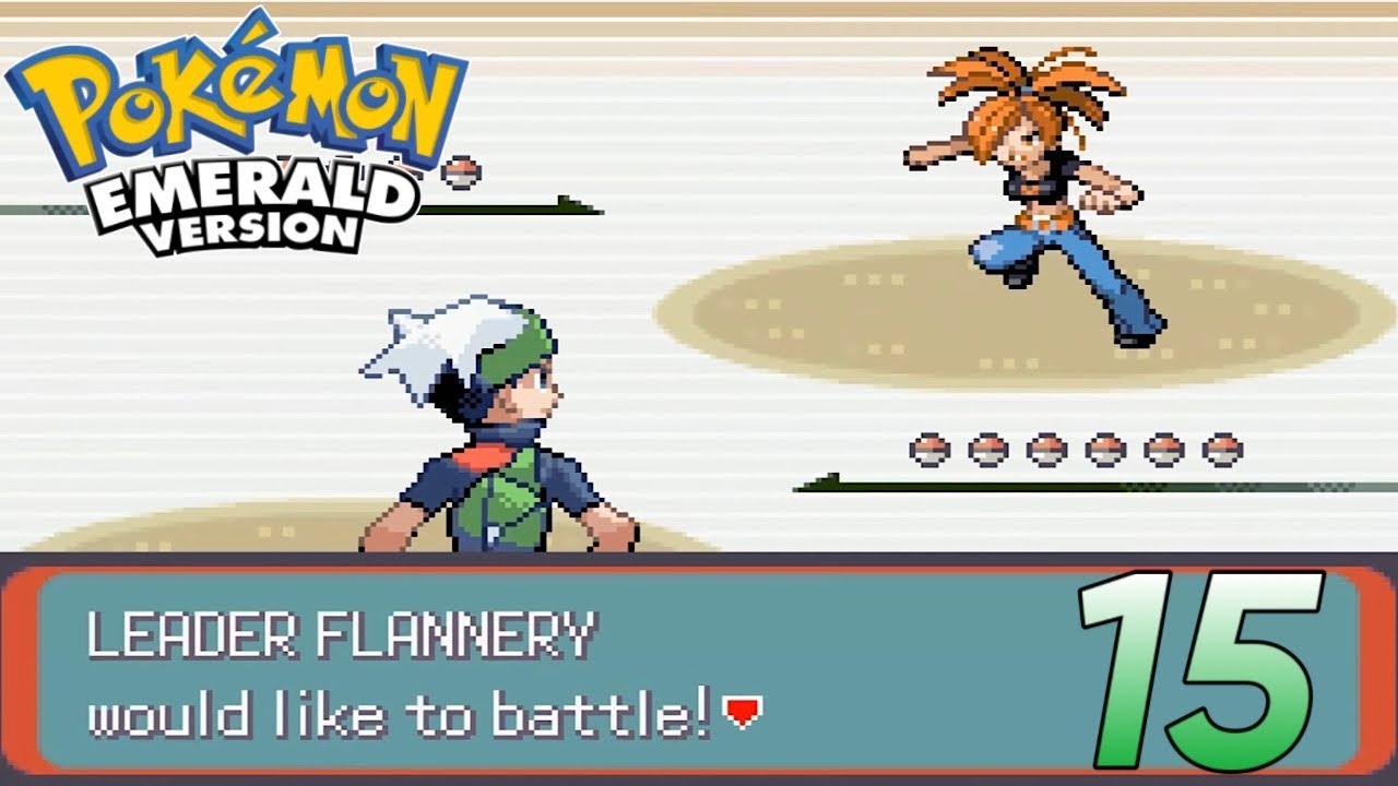 Pokémon Emerald Version #15 • Flannery And The Heat Badge - YouTube