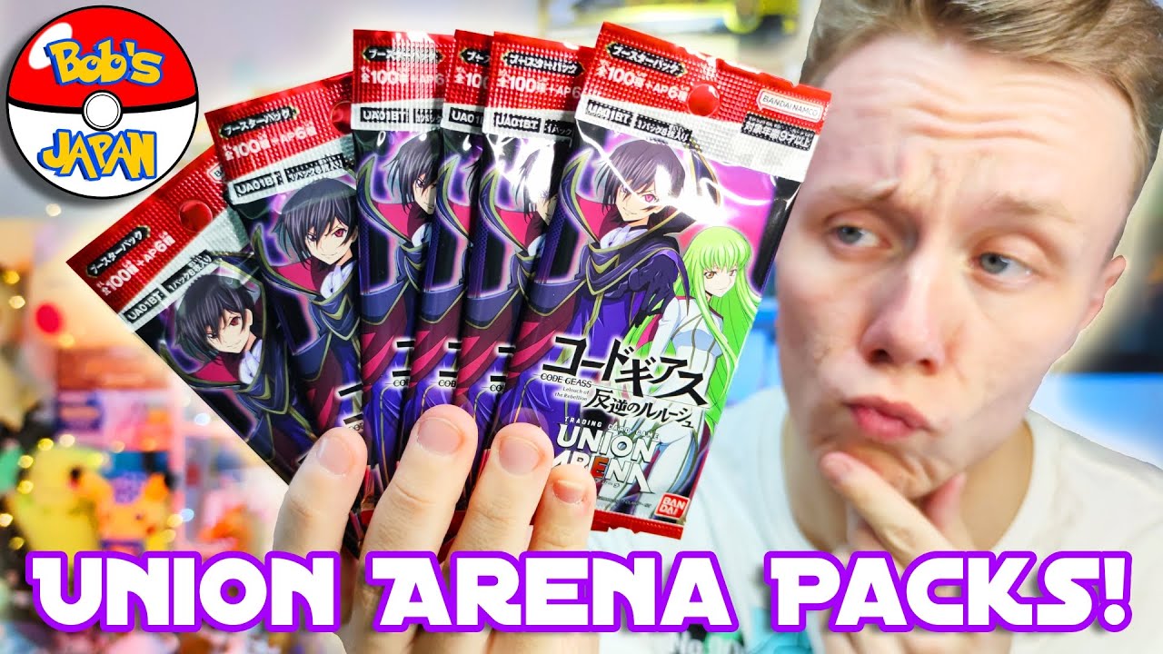 New ANIME CARDS?! Opening up 8 Union Arena Packs! - YouTube