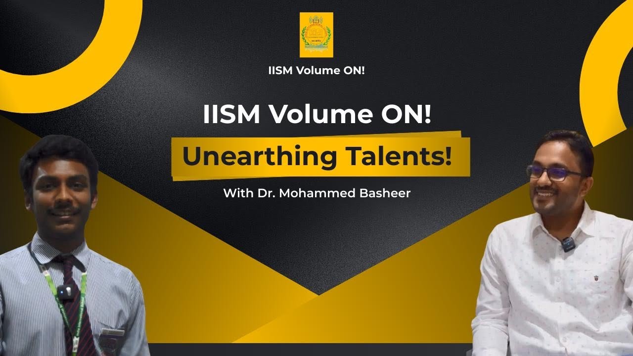 IISM Volume on Podcast #4 with Dr. Mohammed Basheer , Where We Unmute ...