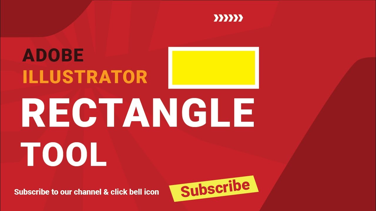 Ractangle Tool Adobe illustrator cc | How to make rectangle or square ...