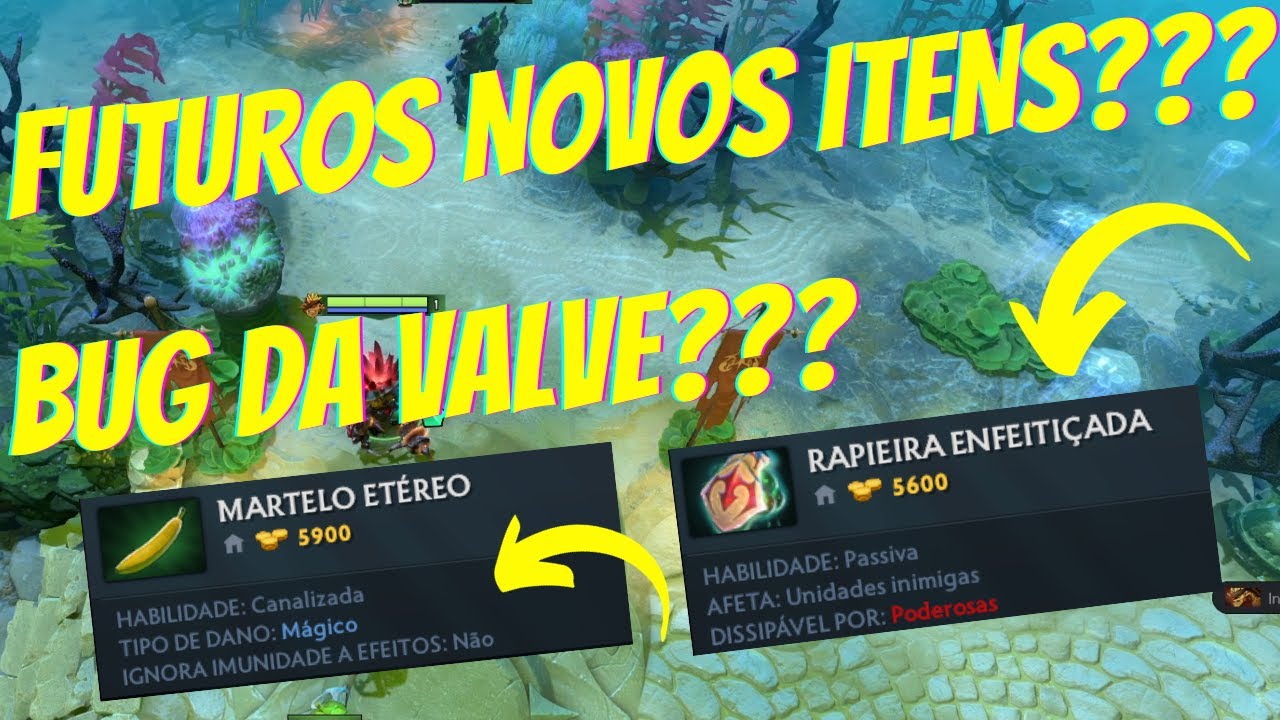 QUE ITENS SÃO ESSES? FUTUROS ITENS OU BUG DA VALVE? CASTER RAPIER E ...