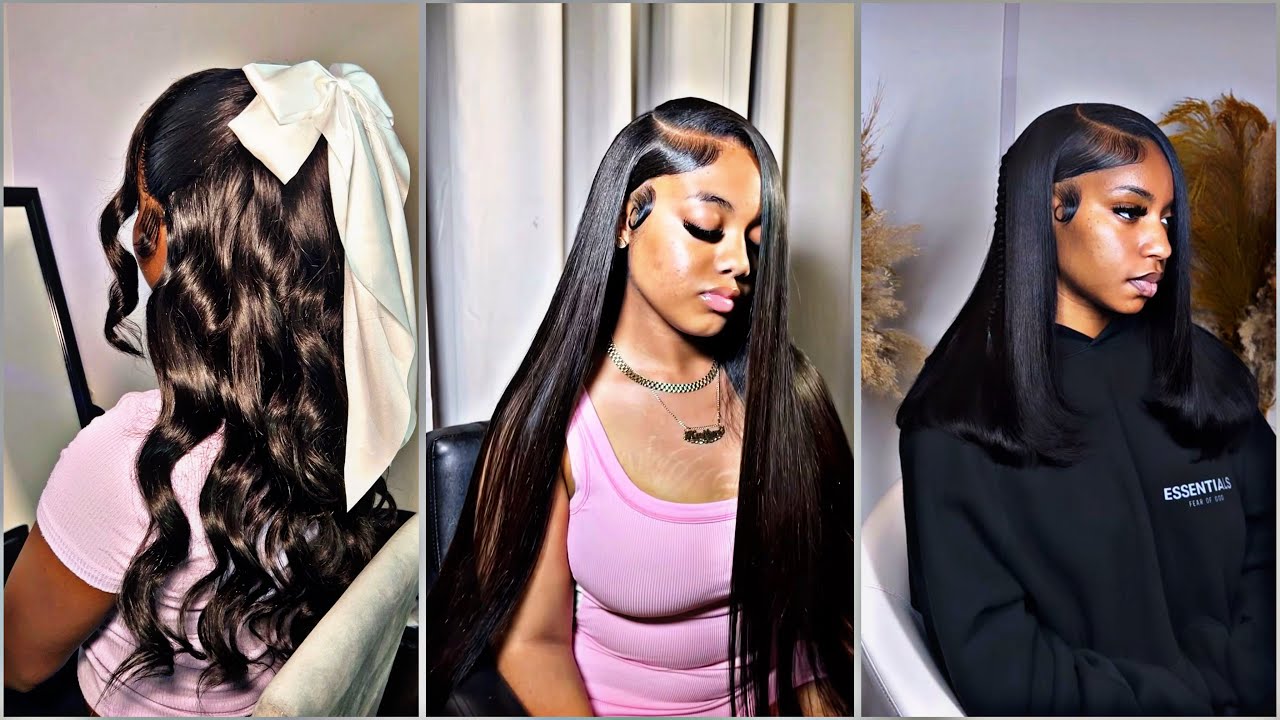 Quick weave inspo compilation part 2 #10klikes #quickweave #viralvideo ...