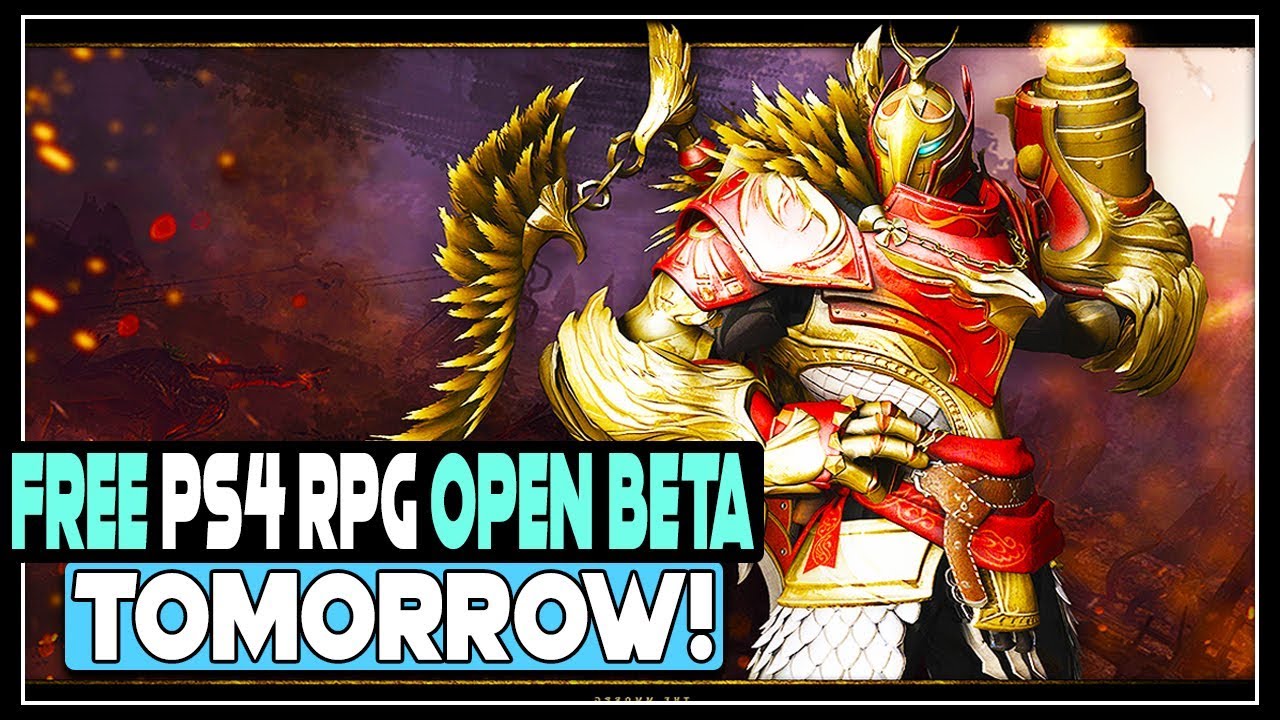 FREE PS4 RPG OPEN BETA TOMORROW - DOWNLOAD RIGHT NOW! - YouTube