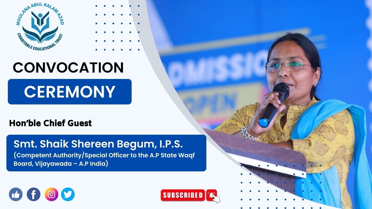 Smt. Shaik Shereen Begum, I.P.S. enlightening the students of MAKACET ...