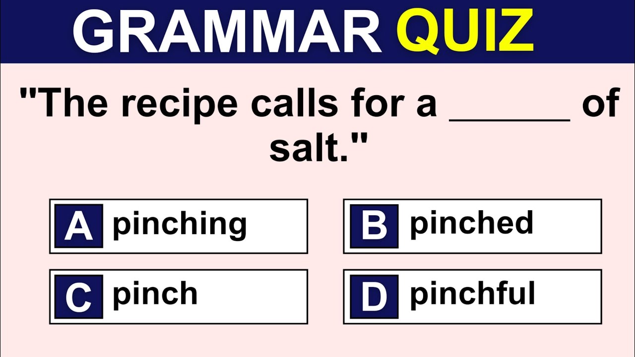 20 Grammar Quiz: How Well Do You Know English? Find Out Now! #grammer ...