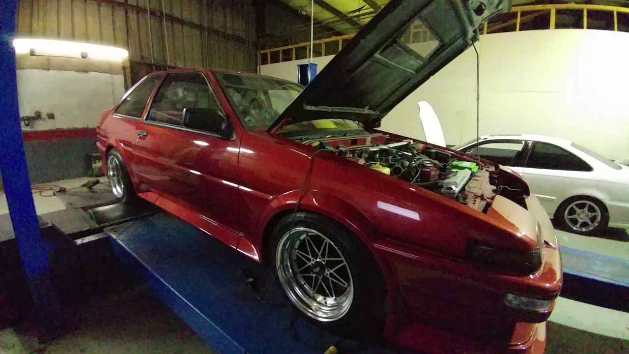 Proven Power tuned AE86 with 4AGE swap - YouTube