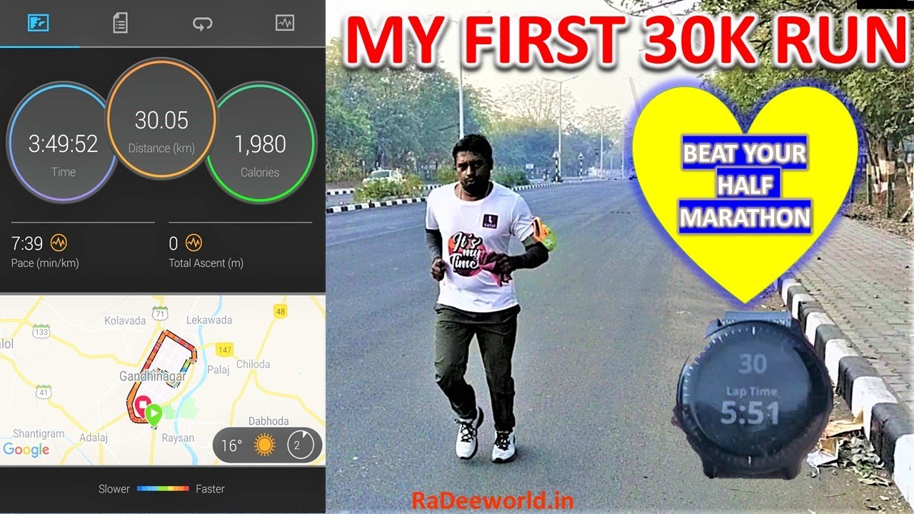 My First 30K Run - Beat Your Half Marathon - YouTube