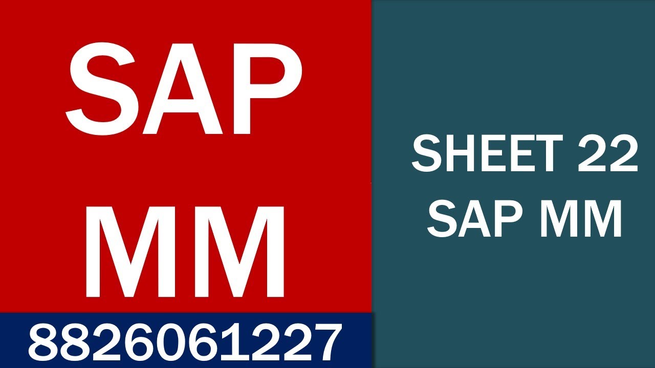 SAP MM SHEET 22 | HOW TO CREATE PHYSICAL STOCK IN SAP |MI01 | MI02 ...