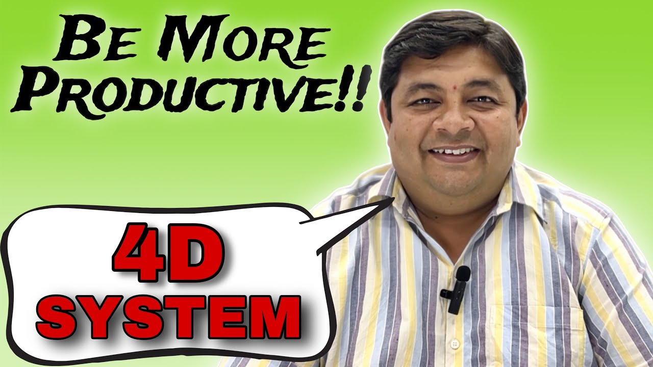 Be More Productive | 4D System | RiseToSuccessNow - YouTube